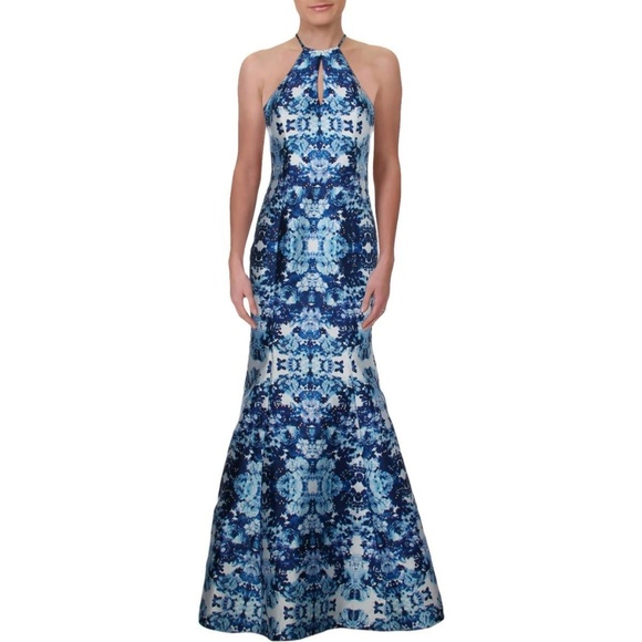Xscape | Dresses | Xscape Blue Mermaid Gown Prom Dress | Poshmark
